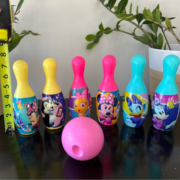 Toys | Disney Jr Minnie Mouse Daisy Lightweight Pink Bowling Set | Poshmark